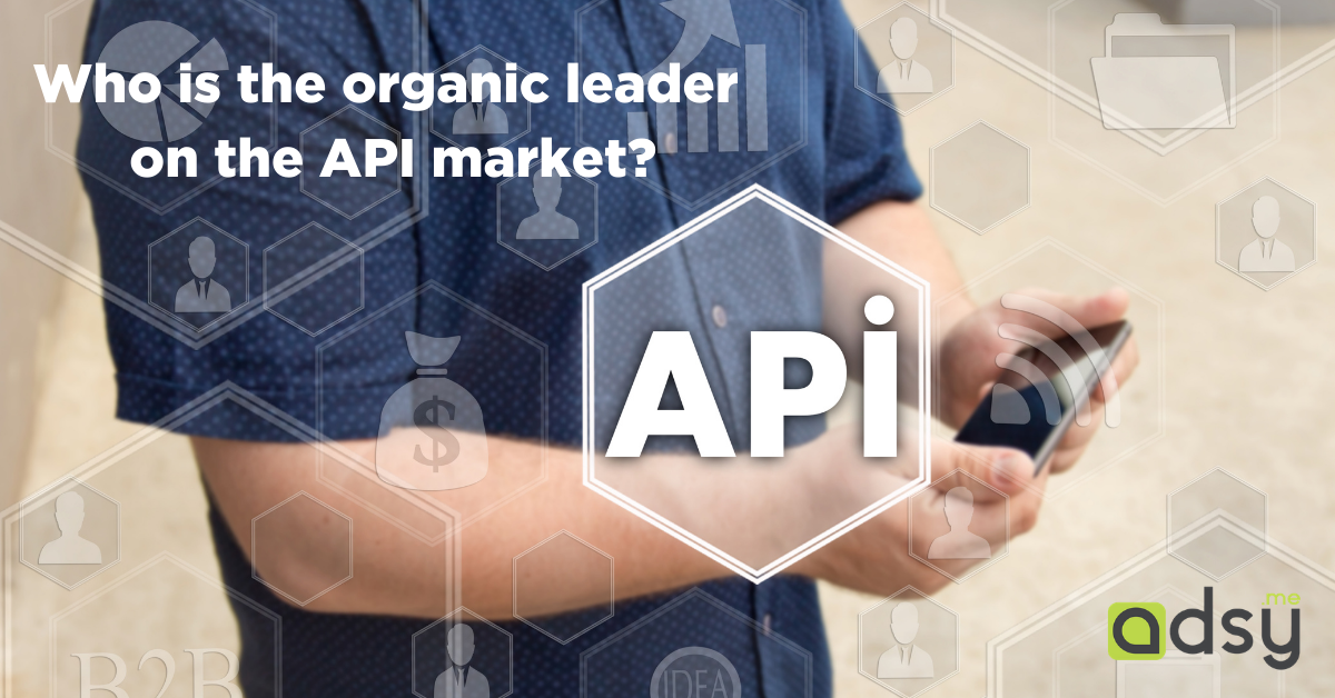Who is the organic leader on the API market?
