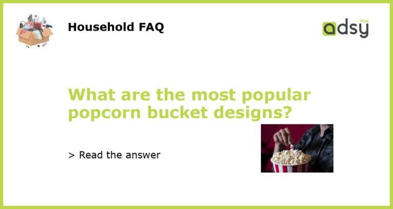 What are the most popular popcorn bucket designs?